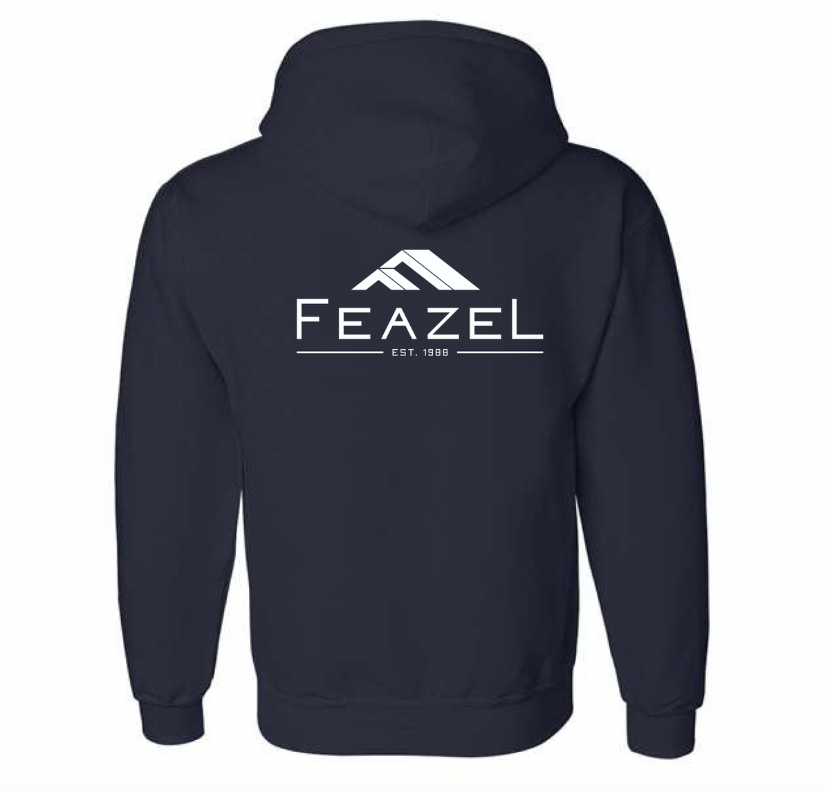 Feazel Branded Gildan - DryBlend® Hooded Sweatshirt - Navy – Feazelswag